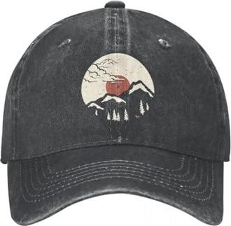 Generic Casquettes de Baseball MTN LP Mountain pour Hommes et Femmes en Coton Vieilli Style r&eacute;tro id&eacute;ales Les activit&eacute;s Plein air Cadeaux Sport