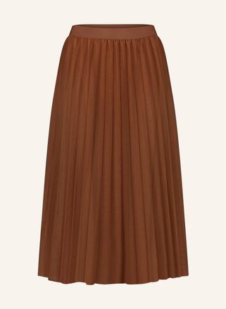 Betty&Co Betty&Co Plisseerock Aus Mesh braun