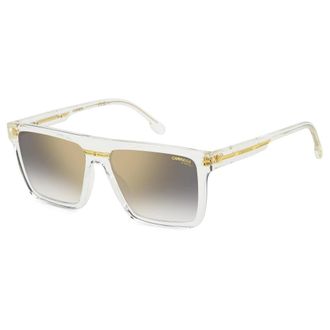 Carrera Kristall Graue Sonnenbrille mit Gold Spiegel - - Accessories - Herren - Wei&szlig; - 58 MM