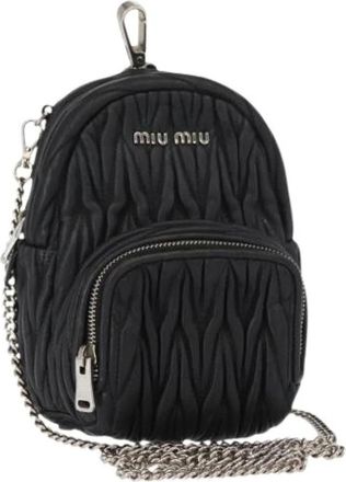 Miu Miu Damen, Pre-Owned, Schwarzk, ONE SIZEGr&ouml;&szlig;e