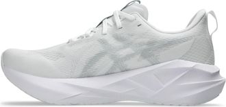 Asics Herren NOVABLAST 5 Laufschuhe, Wei&szlig;/Piedmont Grau, 44.5 EU