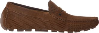 Baldinini Homme, Chaussures, Brun, Taille: 40 EU Mocassin en daim perfor&eacute;