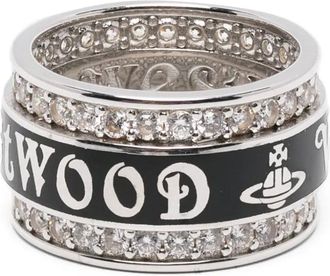 Vivienne Westwood bague à ornements - Argent