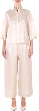 Max Mara Femme, Blouses et Chemises, Beige, Taille: 38 FR Shirt