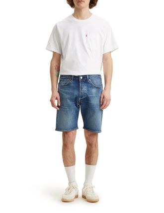 Levi's Herren 501 Hemmed Short Bt Z1350 Dark Indig Hose, Z1350 Dark Indigo Worn in, 50 EU