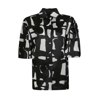 Max Mara Femme, Blouses et Chemises, Multicolore, Taille: 38 FR Blouse Manches Courtes Carella