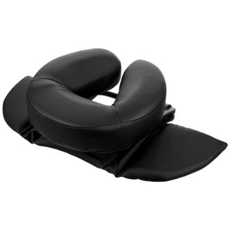 Garneck SEWACC B&uuml;ro Nickerchenkissen Gesichtskissen aus Hautfreundlichem Material Mittlere Gr&ouml;&szlig;e Schwarz Weiches Pl&uuml;schkissen f&uuml;r Massagetische und Sch&ouml;nheits