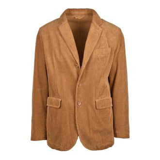Aspesi Samt-Blazer - - Jackets - Herren - Braun - S