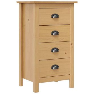 vidaXL Sideboard Hill 46x35x80 cm Massivholz Kiefer Vidaxl