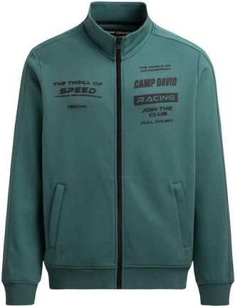 Camp David Sweatjacke mit Rei&szlig;verschlusstaschen