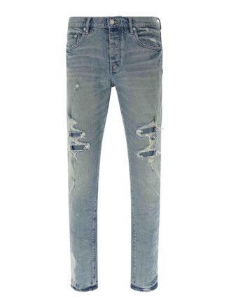 Purple Jean Droit - Bleu Clair