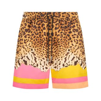 Roberto Cavalli Badeanzug mit Pop-Pferd-Print - - Swimwear - Herren - Mehrfarbig - M