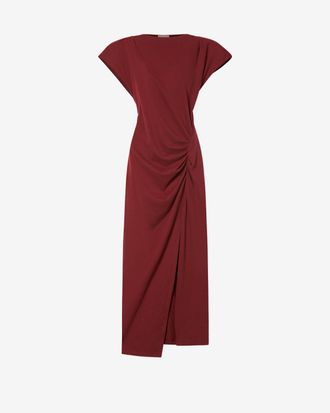 Isabel Marant Robe Nadela - Femme - Bordeaux Fonc&eacute; - Taille34 - Isabel Marant