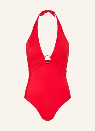Heidi Klein Heidi Klein Neckholder-Badeanzug Petalia rot