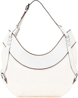 Gucci Hobo Bags - GG Canvas Hobo - Gr. unisize - in Wei&szlig; - f&uuml;r Damen