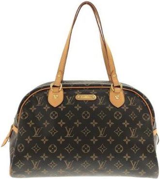Louis Vuitton Pre-owned Sac bandouli&egrave;re Montorgueil Monogram - Femme - Pre-owned - Brun - Taille: ONE Size