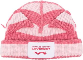 Charles Jeffrey Loverboy Loverboy by Charles Jeffrey, Homme, Accessoires, Rose, Taille: ONE Size Chunky Ears Beanie