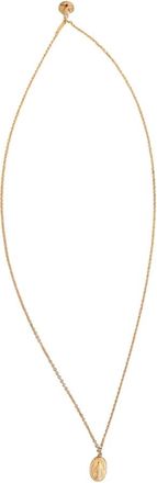 Dolce & Gabbana Homme, Accessoires, Jaune, Taille: ONE Size Medallion Metal Chain Charm Pendant Necklace