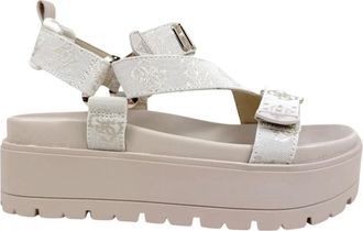 Guess Femme, Chaussures, Beige, Taille: 38 EU Fetta Wedge Sandal