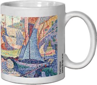 1art1 Paul Signac Hafen Von Saint-Tropez, 1901-1902 Foto-Tasse Kaffeetasse 9x8 cm