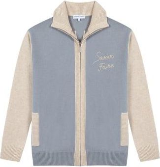 Maison Labiche Gilet en laine brod&eacute;