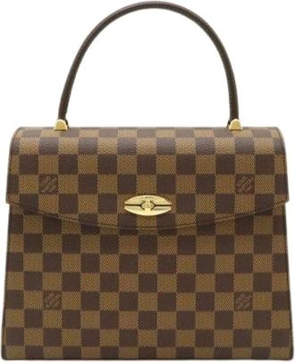 Louis Vuitton Sac &agrave; main Pre-owned Damier Malletier N51379 - Femme - Pre-owned - Brun - Taille: ONE Size