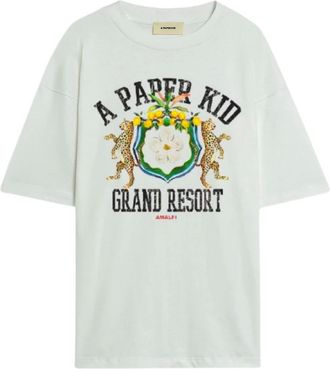 A Paper Kid unisex, Tops, Blanc, Taille: 2XL T-shirt