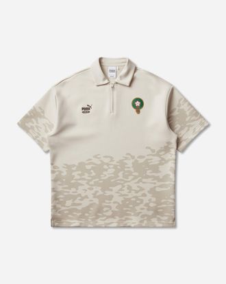 Puma Men s Morocco x Salehe Bembury KING Relaxed Polo Alpine Snow