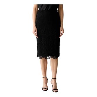 Guess Katrina Spitzen-Midirock - - Skirts - Damen - Schwarzk - S