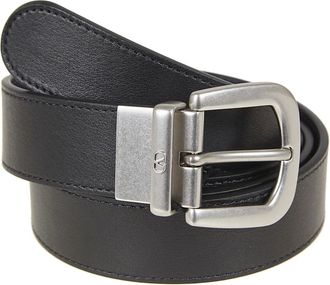 Valentino Garavani Homme, Accessoires, Noir, Taille: 110 CM Mini Ceinture &agrave; Boucle R&eacute;versible VLogo Signature