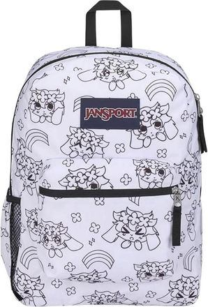 Jansport Homme, Sacs, Blanc, Taille: ONE Size Cross Town Backpack