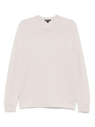 James Perse pull à manches raglan en cachemire recyclé - Blanc