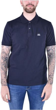 C.P. Company C.p. Company, Homme, Tops, Bleu, Taille: S Polo