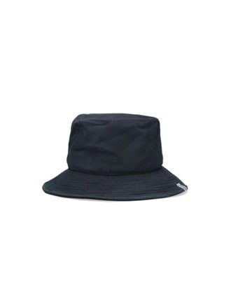 Miharayasuhiro Caps & Mützen - Wide Brim Bucket Hat With Contrasting Embroidered - Gr. ONE SIZE - in Blau - für Damen
