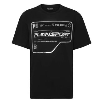 Plein Sport Homme, Tops, Noir, Taille: XS T-Shirt Col Rond Manches Courtes