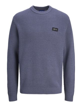 Jack & Jones Jorportland Badge Knit Crew Neck