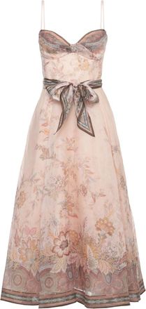 Zimmermann Femme, Robes, Rose, Taille: 44 FR Alchemy Structured Midi Dress