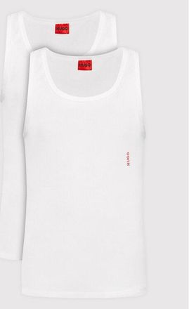 HUGO BOSS Tanktop-Set 50469778 Wei&szlig; Slim Fit