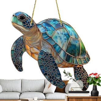 Generic Sonnenfänger Für Fenster, Sonnenfänger Mit Tierfedern Im Freien Zum Sonnenbaden, 2D-Sonnenfänger Aus Acryl Mit Tieranhänger, Dekoration Für Garten, Wo