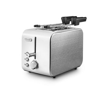 DeLonghi TOSTAPANE 550W 2SCOMP.RACCOGLI BRICIOLE BIANCO