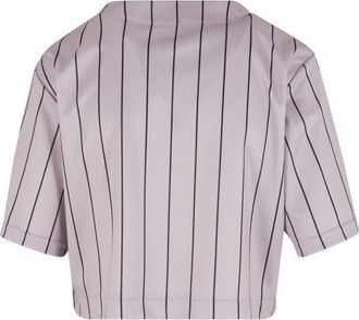 Karl Kani Kurzarmshirt Karl Kani Karl Kani OG Star Logo Crop Pinstripe Baseball Shirt (1-tlg)