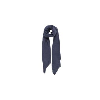Pieces Blauer Polyester Strickschal - - Accessories - Damen - Blau - ONE SIZE