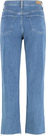 LE JEAN Womens Straight Leg Denim Jeans Cotton Straight-Leg
