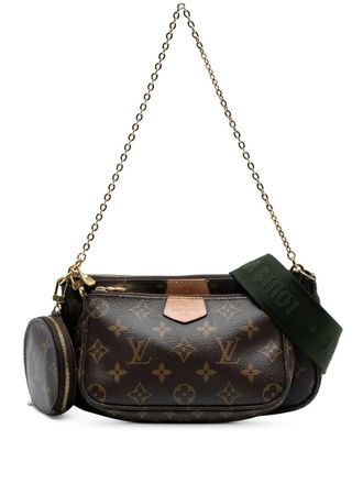 Louis Vuitton 2021 Monogram Multi Pochette Accessoires Satchel-Tasche - Braun