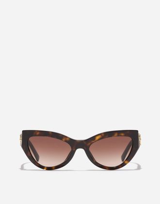 Dolce & Gabbana Devotion Sunglasses - Frau Neuheiten Havana Onesize