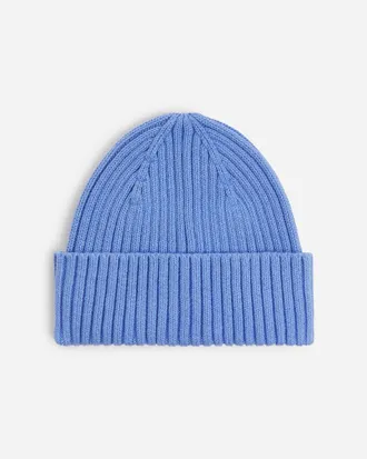 Arket Rippstrickm&uuml;tze -Blau