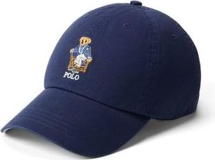 Polo Ralph Lauren Casquette Bear &agrave; logo brod&eacute; en coton