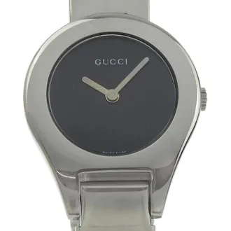 Gucci Montre Quartz 6700L en Acier Inoxydable Pre-owned - Femme - Pre-owned - Noir - Taille: ONE Size
