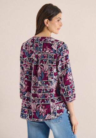 Cecil Klassische Bluse mit 3/4 &Auml;rmeln
