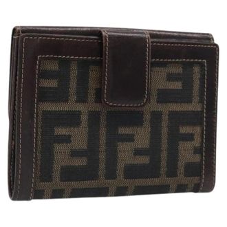 Fendi Pre-owned Zucca Canvas Wallet - - Pre-owned - Damen - Braun - ONE SIZE